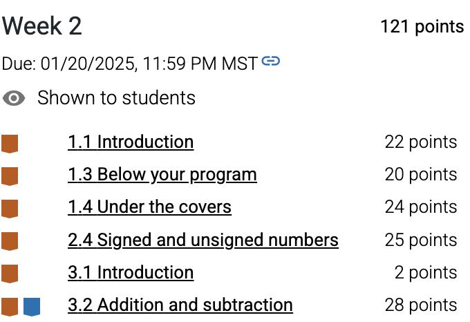 Materials - CSC252 - Computer Organization / Spring 2025